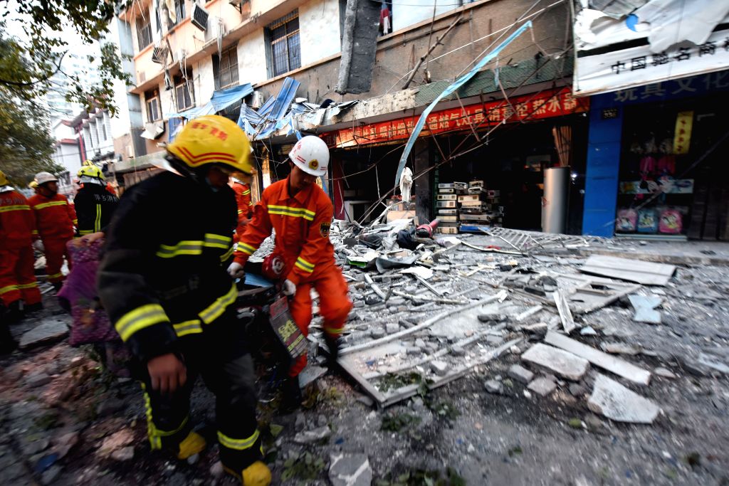 CHINA-JIANGXI-RESIDENTIAL BUILDING-COLLAPSE