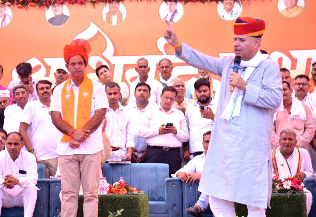 Rewari : Union Minister of State for Culture Rao Inderjit Singh takes ...