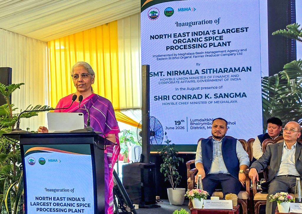 Ri-Bhoi: Nirmala Sitharaman inaugurates organic spice processing unit