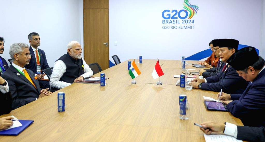 Rio de Janeiro: Prime Minister Narendra Modi in a bilateral meeting ...