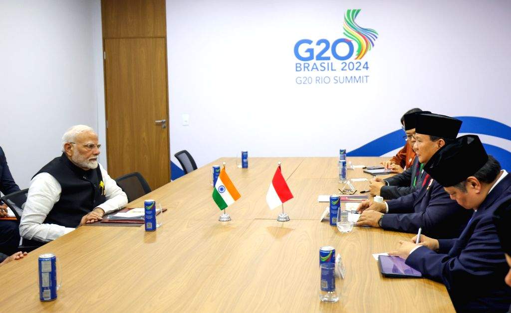 Rio de Janeiro: Prime Minister Narendra Modi in a bilateral meeting ...