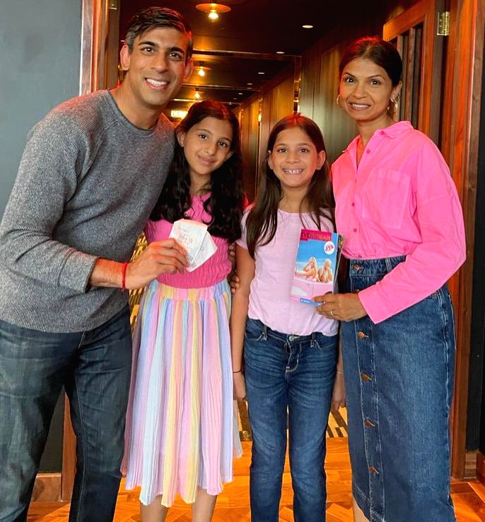 Rishi Sunak's family 'votes' for 'Barbie'; UK PM shares pic from theatre