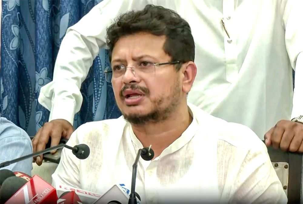 Ritabrata Banerjee addresses press conference in Kolkata
