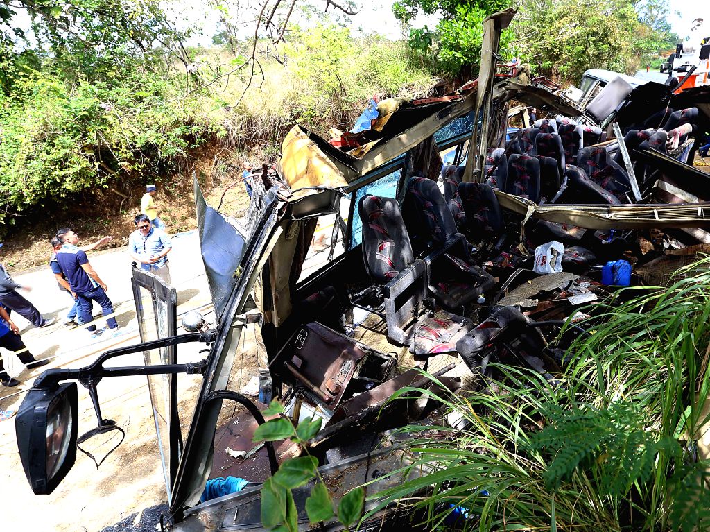 PHILIPPINES-RIZAL PROVINCE-BUS ACCIDENT