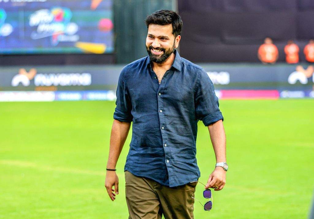 Rohit Sharma Attends T20 Mumbai League Opening Match