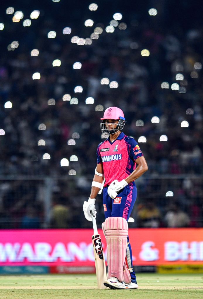 RR's batsman Yashasvi Jaiswal during the IPL 2023 match