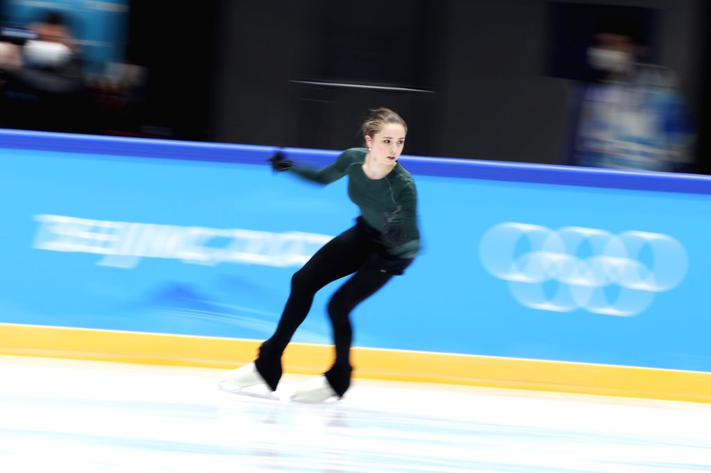 Russian figure skater Kamila Valieva, a favorite in women's singles ...