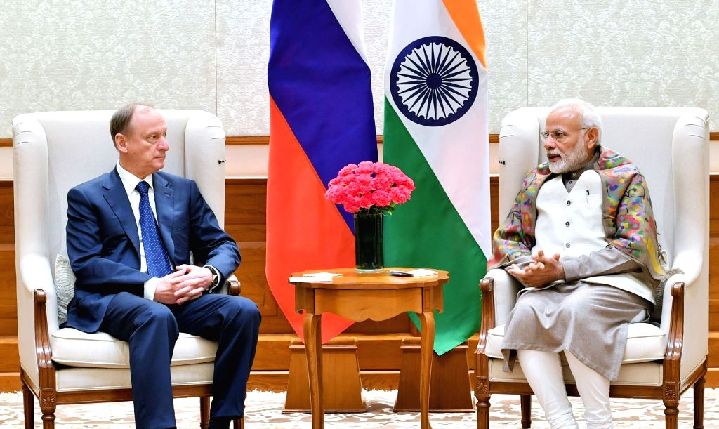Russian Security Council Secretary Nikolai Patrushev meets PM Modi