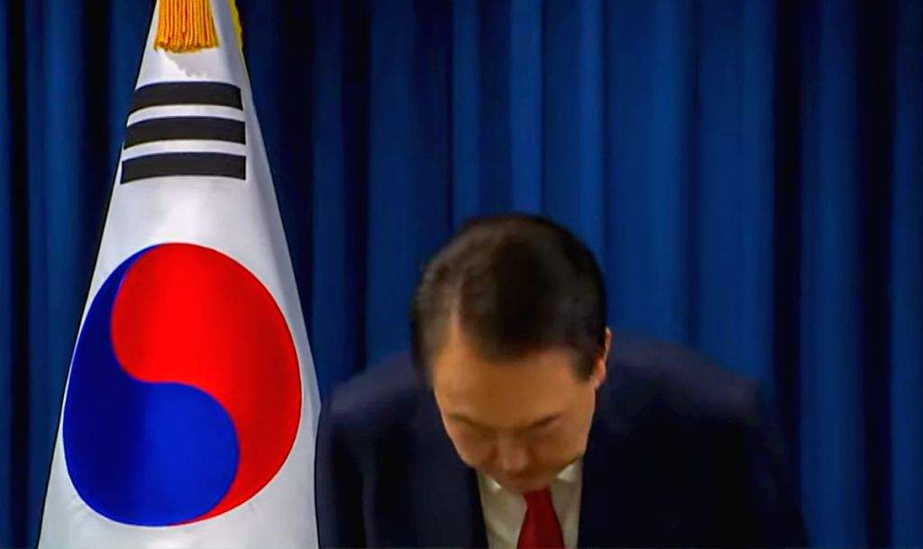 S. Korean President Yoon Suk-yeol apologizes for martial law declaration