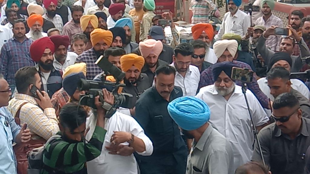 SAD President Sukhbir Singh Badal appeared in court