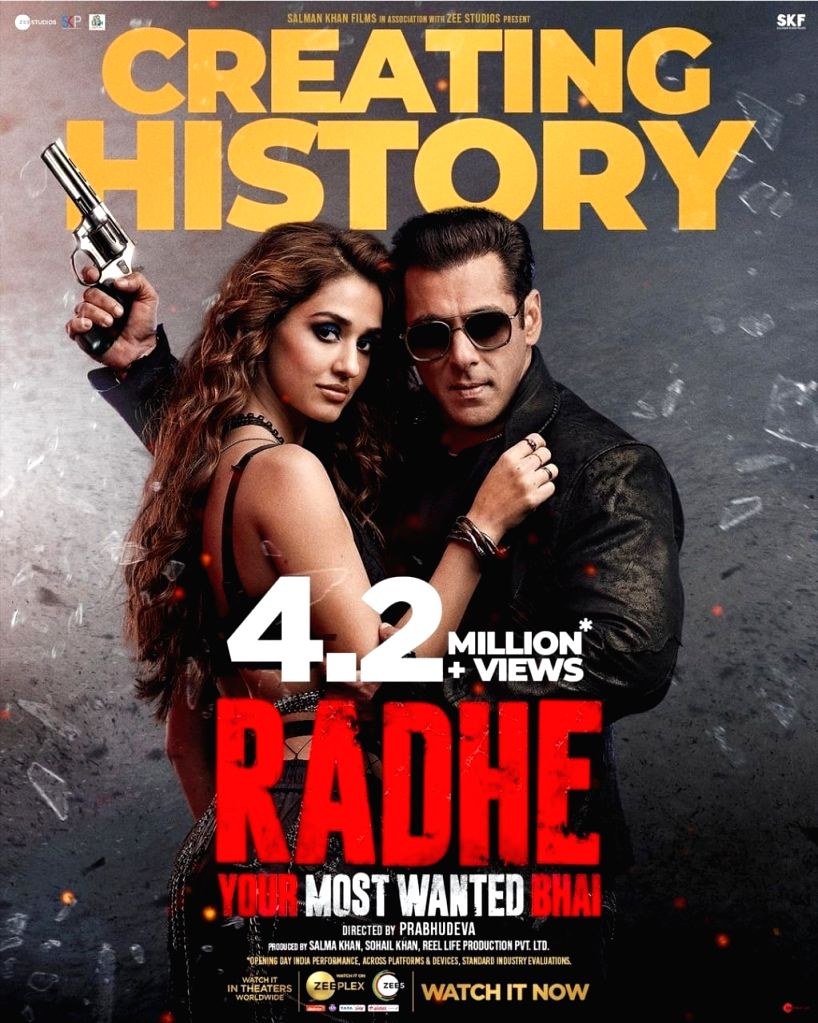 Free Photo: Salman Khan's "Radhey" broke all records in one day; The ...