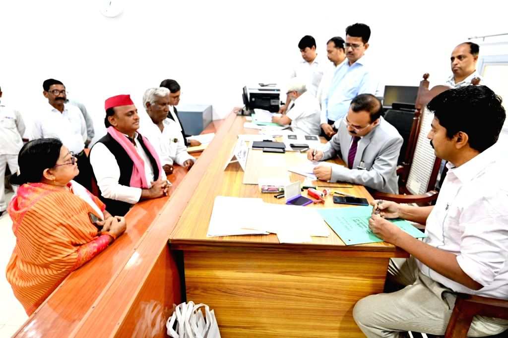 Samajwadi Party (SP) chief and former Uttar Pradesh chief minister ...