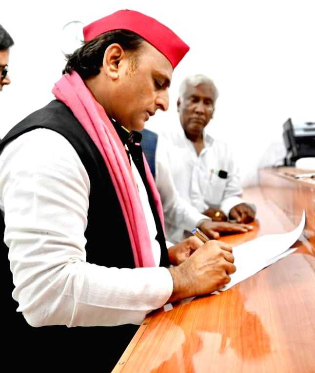 Samajwadi Party (SP) chief and former Uttar Pradesh chief minister ...