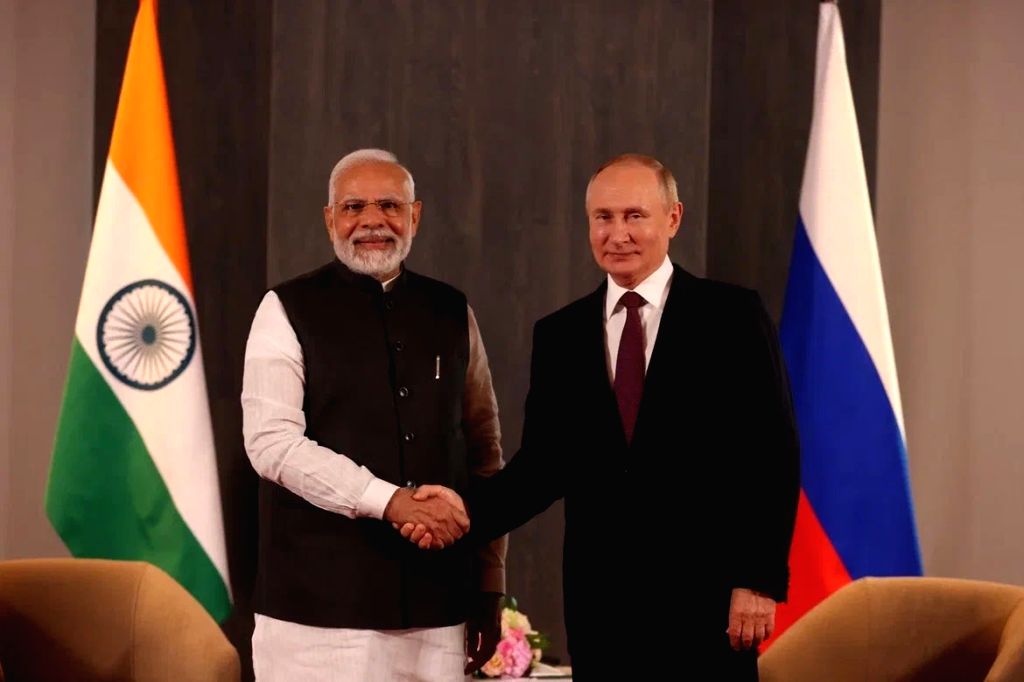 Samarkand : Prime Minister Narendra Modi with Russian President ...