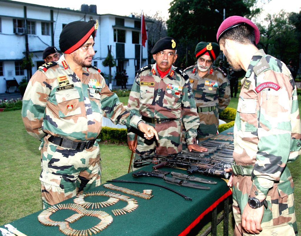 Lt Gen K J Singh at Samba Military Station
