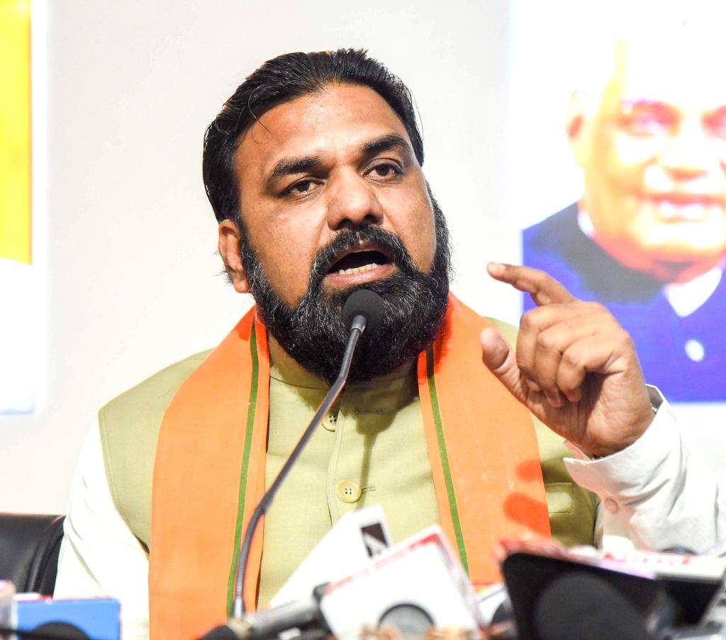 Samrat Choudhary addresses a press conference
