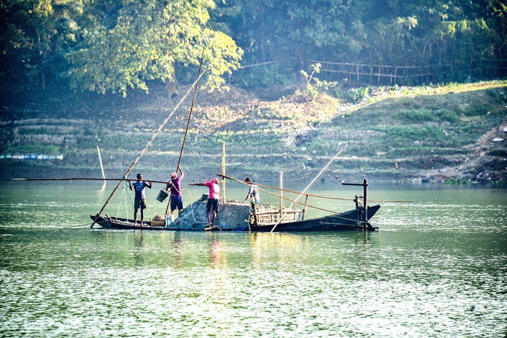 Sand Extraction from Mahananda River