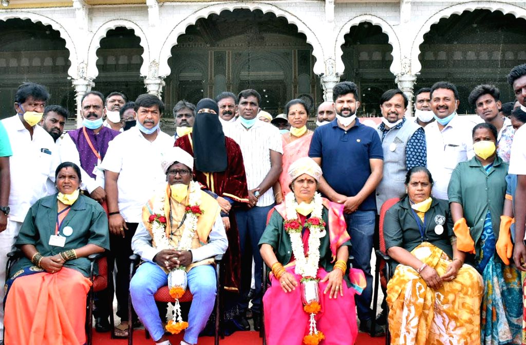 Mysuru's sanitation workers felicitated after city adjudged the ...