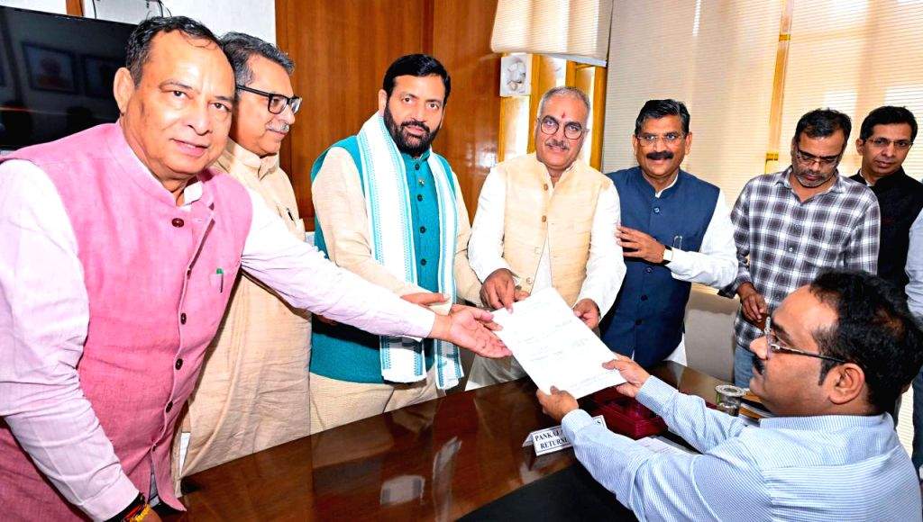 Sanjay Bhatia Files Nomination for Rajya Sabha Polls