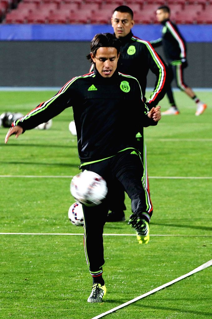 CHILE-SANTIAGO-MEXICO-COPA AMERICA-TRAINING