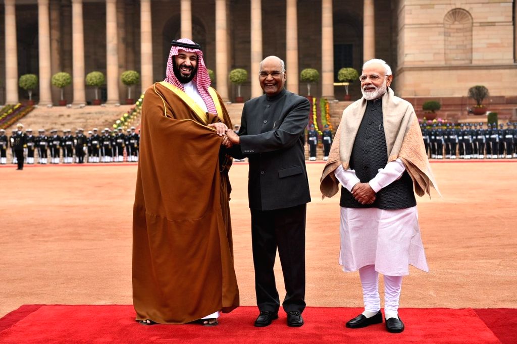 Saudi Crown Prince receives ceremonial welcome