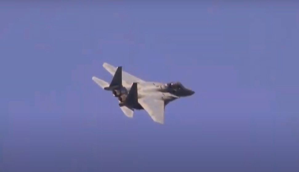 Saudi F-15SA fighter jet crashes during training