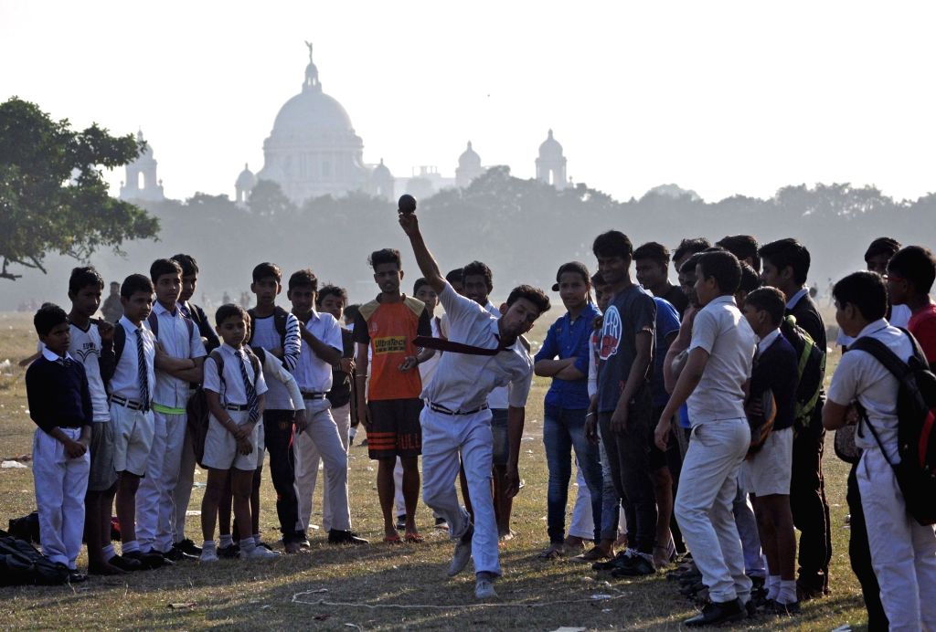 School students at Maidan