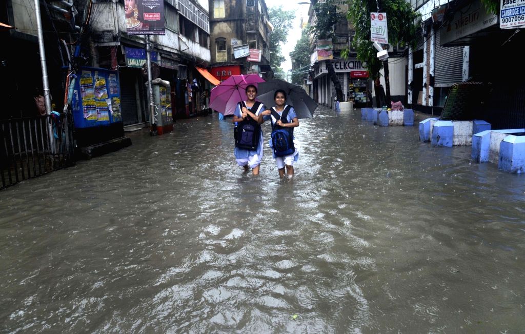 Waterlogged streets