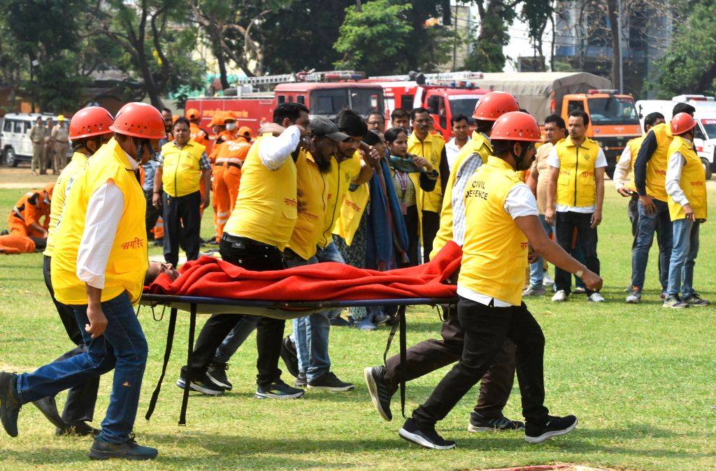 SDRF and Civil Defence Workers Join Nationwide Mock Drill