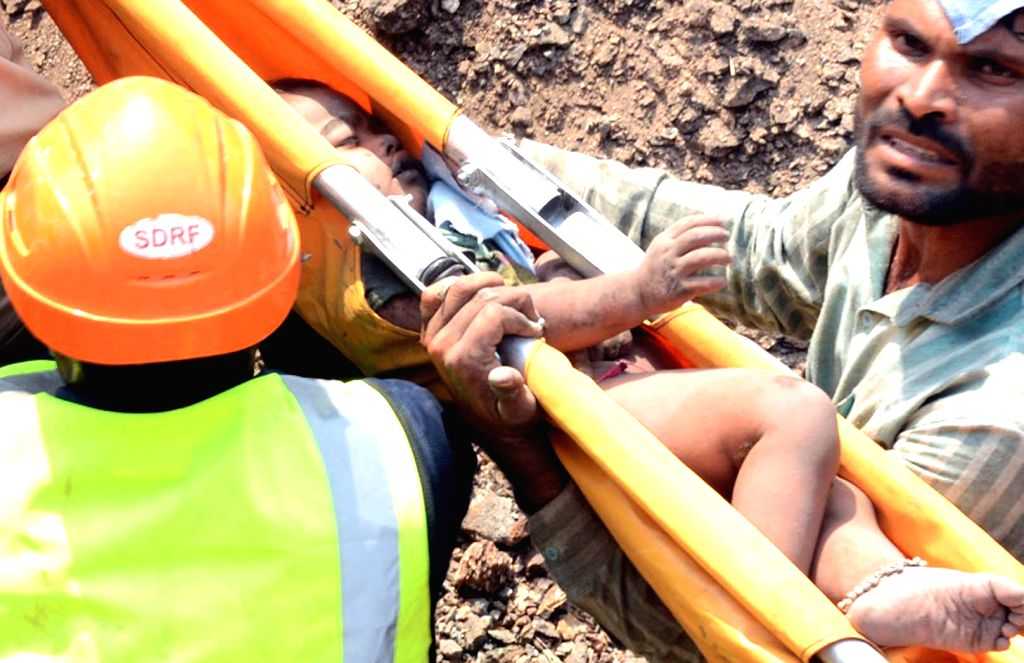 SDRF and other emergency services personnel rescue a two-year old boy ...