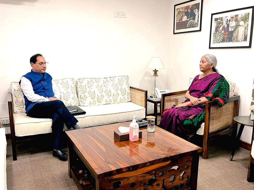 SEBI Chairman meets Finance Minister Nirmala Sitharaman