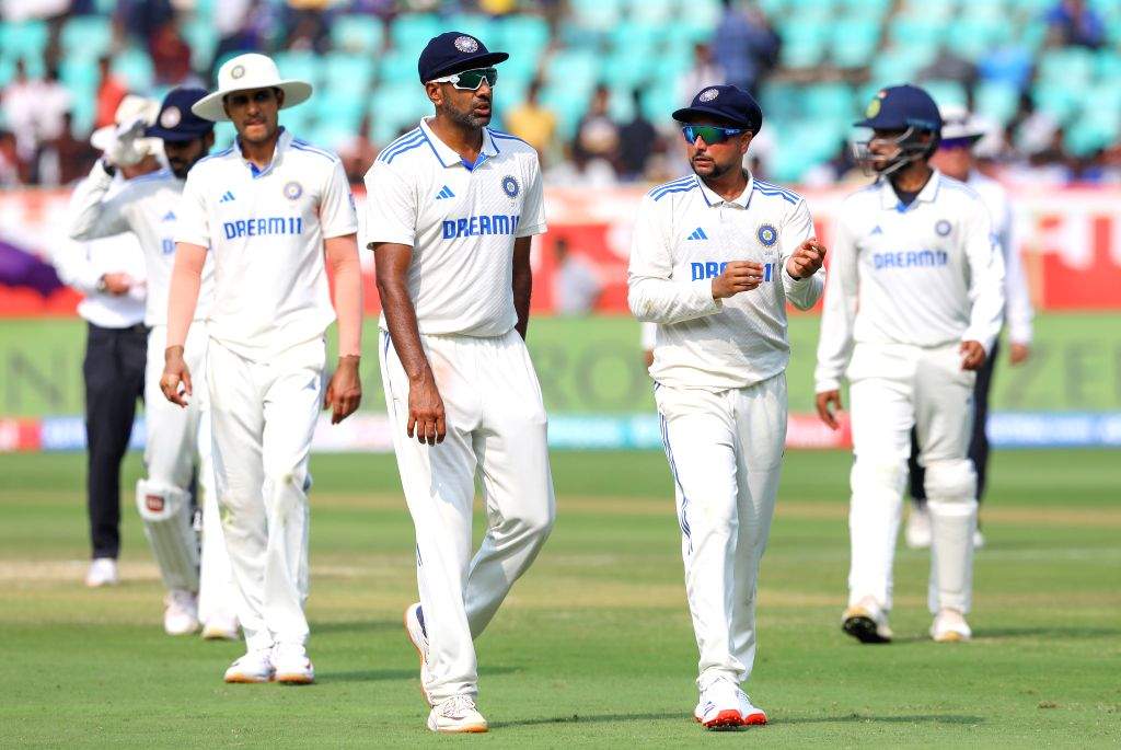 Second cricket test match between India and England