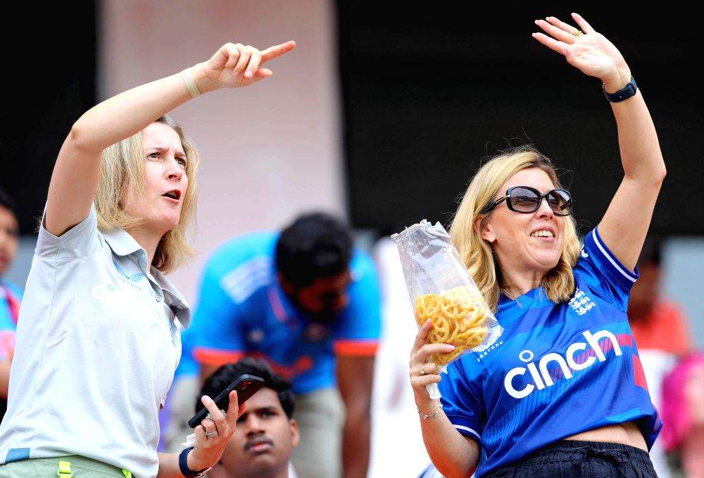 Second day of the first test match between India and England