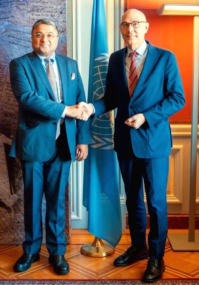 Secretary (West) Sibi George Meets UN Human Rights Chief