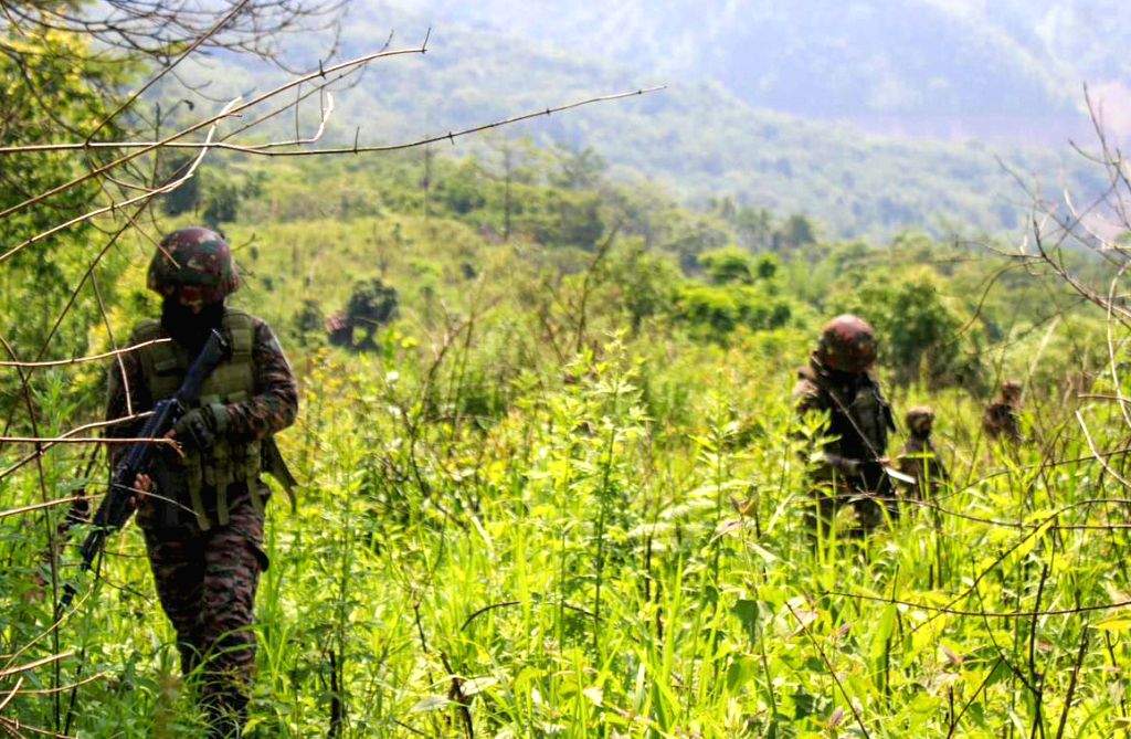 Security forces conduct area domination patrols