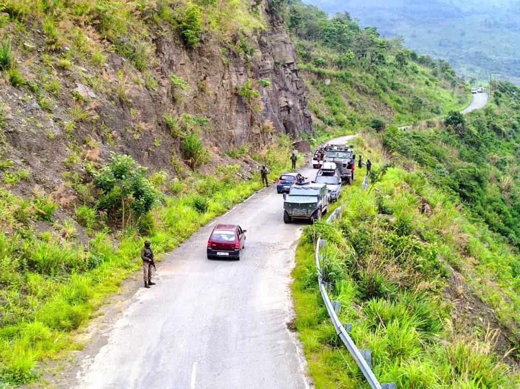Security forces conduct area domination patrols