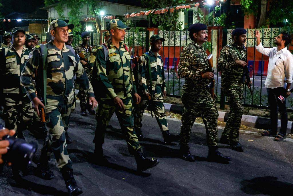 Security Outside NIA HQ – Tahawwur Rana Extradition