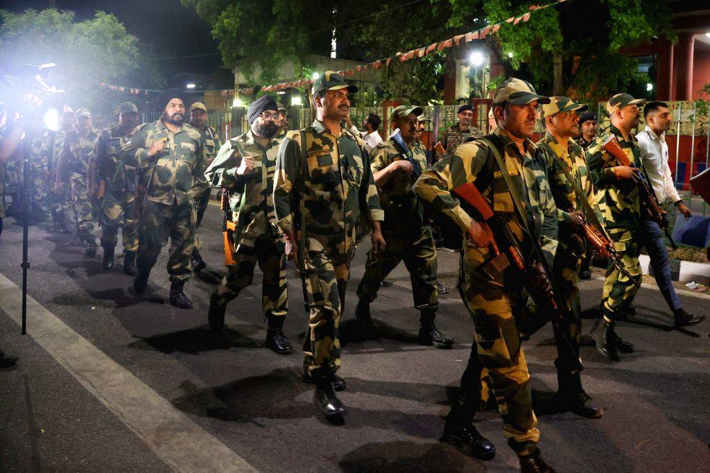 Security Outside NIA HQ – Tahawwur Rana Extradition