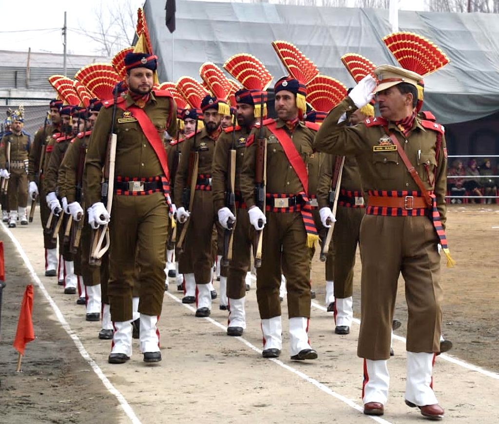 Security personnel during full dress rehearsals for the Republic Day ...