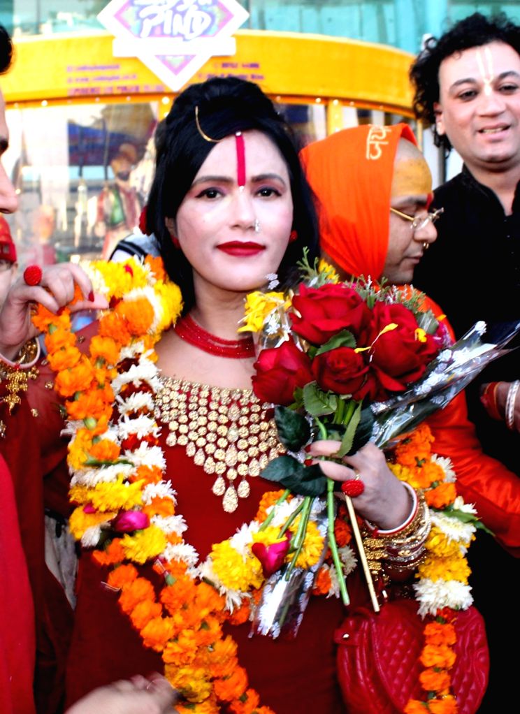 Radhe Maa at Amritsar Airport