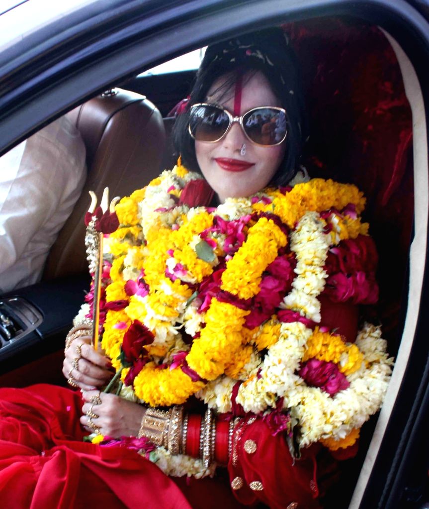 Radhe Maa at Amritsar Airport