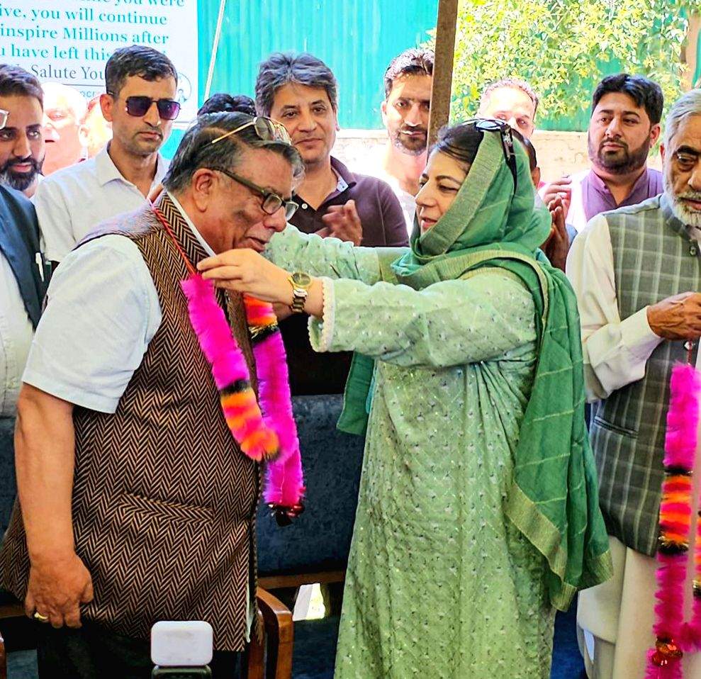 Senior political leader Khursheed Alam rejoins JKPDP at the party ...