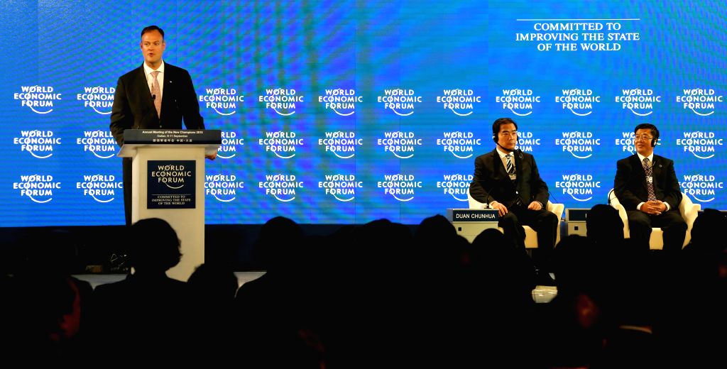 CHINA-DALIAN-WEF-CLOSING