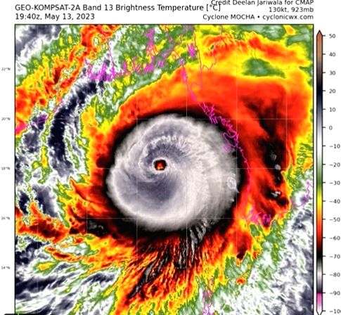 Free Photo : Severe cyclone Mocha hits Bangladesh, Myanmar coast