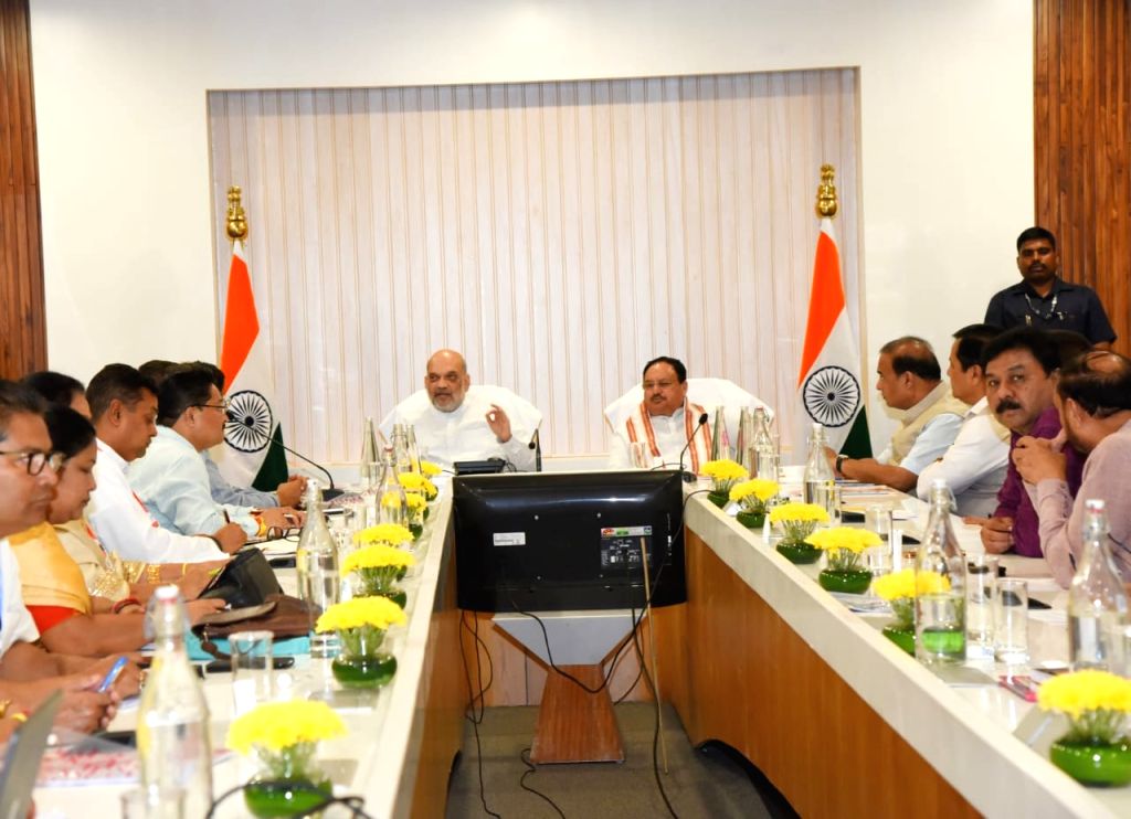Assam: Shah meets officials, discusses flood-related issues