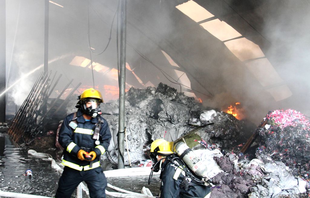 CHINA-SHANGHAI-FACTORY-FIRE