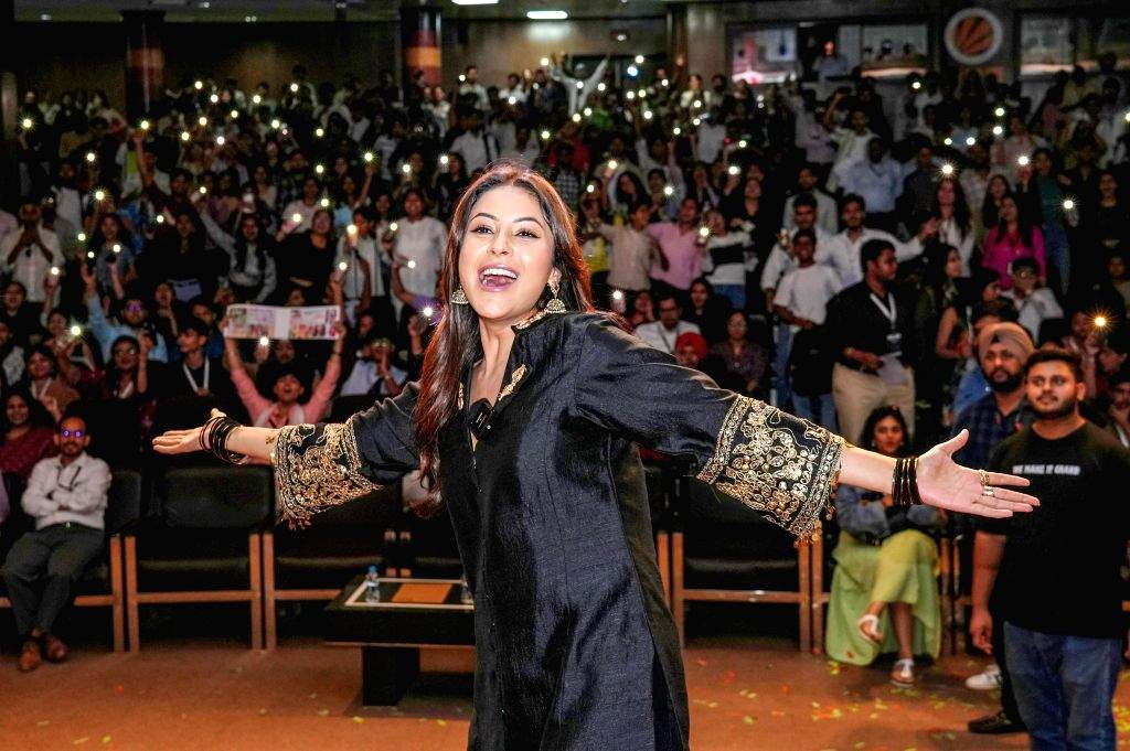 Shehnaaz Gill Performs Bhangra at LPU