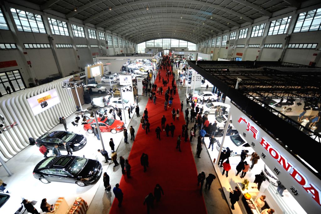 The Shenyang international auto show in Shenyang