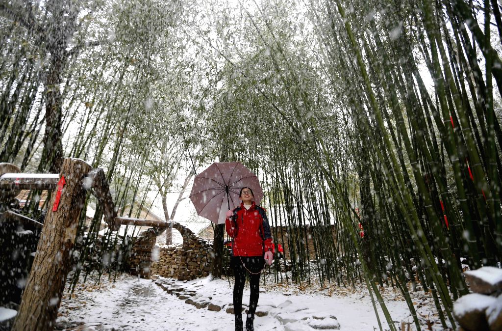CHINA-WEATHER-SNOWFALL