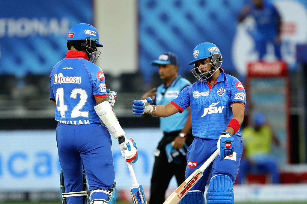 File Photo: Shikhar Dhawan of Delhi Capitals and Prithvi Shaw of Delhi ...